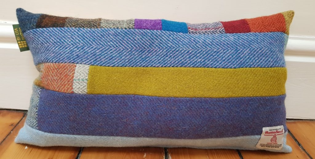 Harris Tweed Patchwork Cushions - 100% British Made & One of a Kind