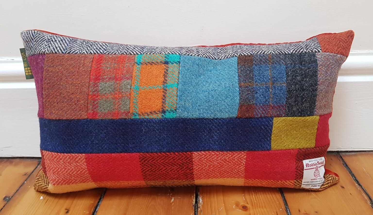 Harris Tweed Patchwork Cushions 100% GBMade & One of a Kind