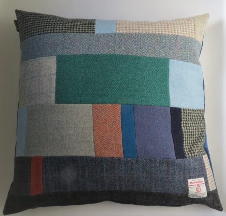 Harris Tweed Patchwork Cushions - 100% British Made & One of a Kind