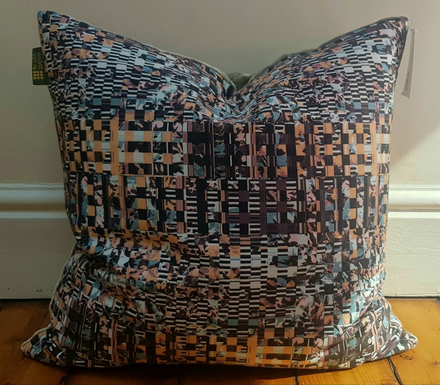 ALL my Designer Fabric Cushions are handmade By Lisa Watson